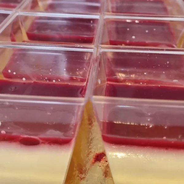 Panna Cotta Coulis de Fruits Rouges x20 - Mes Boites Healthy